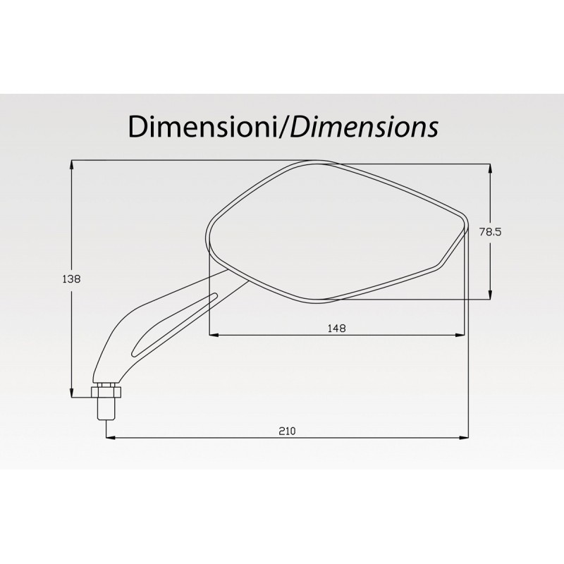DPM Revenge Mirrors for Honda X-ADV