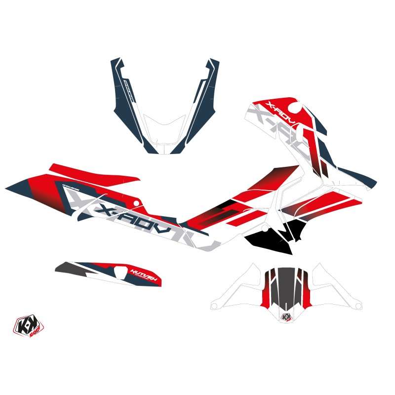 Kutvek Challenge Graphics Kit for Honda X-ADV