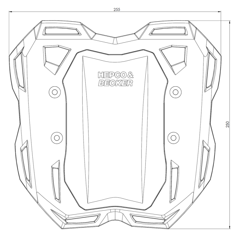 Hepco-Becker Smartrack Soft Bag Support ADV 350 for Honda X-ADV